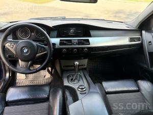 Blue BMW 525 2006 in Riga, with an engine capacity of 2.50 L and mileage of 314 thousand km for 5200 €, photo 6 on AUTOMOTO.COM.LV