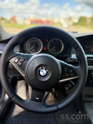 Blue BMW 525 2006 in Riga, with an engine capacity of 2.50 L and mileage of 314 thousand km for 4000 €, photo 7 on AUTOMOTO.COM.LV