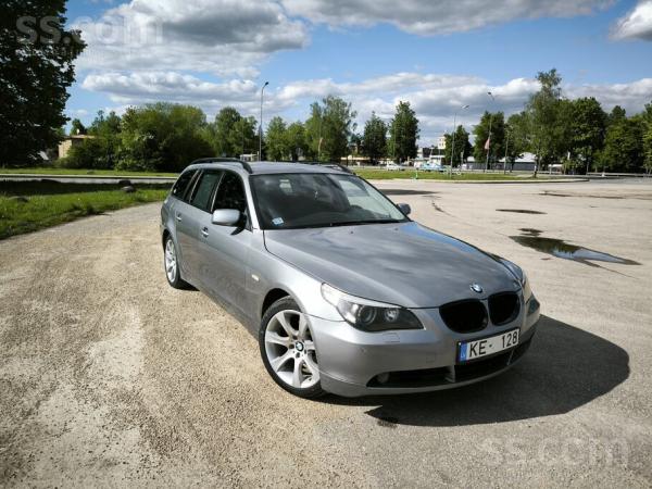 Blue BMW 525 2006 in Ogre, with an engine capacity of 2.50 L and mileage of 414 thousand km for 3150 €, photo 3 on AUTOMOTO.COM.LV