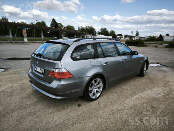 Blue BMW 525 2006 in Ogre, with an engine capacity of 2.50 L and mileage of 414 thousand km for 3150 €, photo 10 on AUTOMOTO.COM.LV