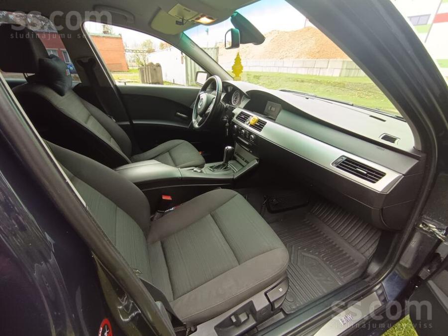 Zils BMW 525 2006 Jēkabpils, ar dzinēja tilpumu 2.50 L un nobraukumu 345 tūkst. km par 3800 €, foto 14 vietnē AUTOMOTO.COM.LV