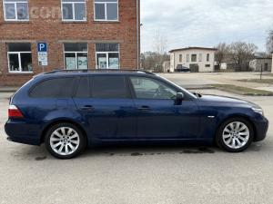 Blue BMW 525 2007 in Cesis, with an engine capacity of 3.00 L and mileage of 327 thousand km for 5150 €, photo 5 on AUTOMOTO.COM.LV