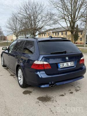 Blue BMW 525 2007 in Cesis, with an engine capacity of 3.00 L and mileage of 327 thousand km for 5150 €, photo 17 on AUTOMOTO.COM.LV
