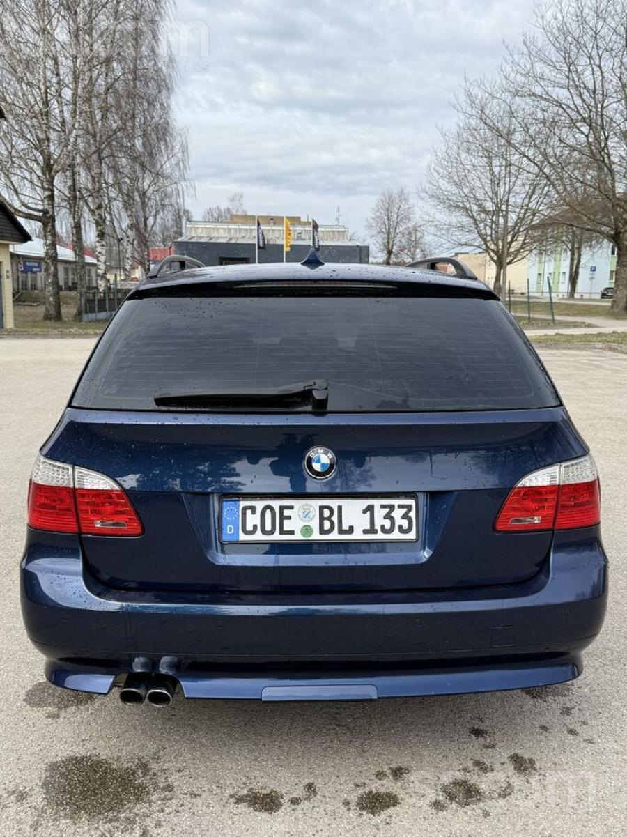 Blue BMW 525 2007 in Cesis, with an engine capacity of 3.00 L and mileage of 327 thousand km for 5150 €, photo 18 on AUTOMOTO.COM.LV