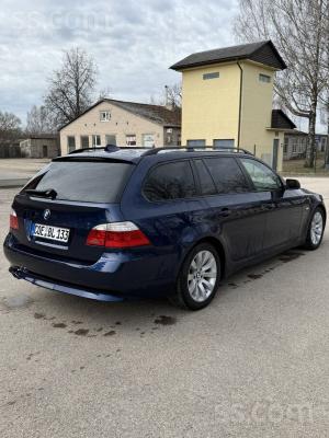 Blue BMW 525 2007 in Cesis, with an engine capacity of 3.00 L and mileage of 327 thousand km for 5150 €, photo 19 on AUTOMOTO.COM.LV