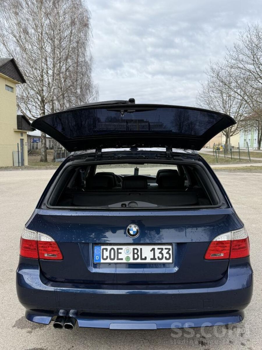 Blue BMW 525 2007 in Cesis, with an engine capacity of 3.00 L and mileage of 327 thousand km for 5150 €, photo 20 on AUTOMOTO.COM.LV
