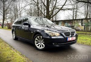 Blue BMW 525 2007 in Riga, with an engine capacity of 3.00 L and mileage of 0 thousand km for 4999 €, photo 2 on AUTOMOTO.COM.LV