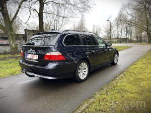Blue BMW 525 2007 in Riga, with an engine capacity of 3.00 L and mileage of 0 thousand km for 4999 €, photo 5 on AUTOMOTO.COM.LV