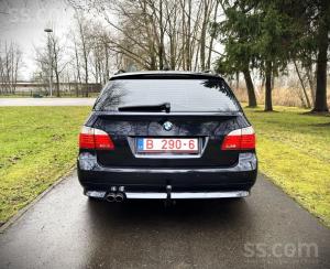 Blue BMW 525 2007 in Riga, with an engine capacity of 3.00 L and mileage of 0 thousand km for 4999 €, photo 8 on AUTOMOTO.COM.LV