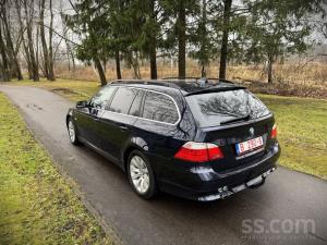 Blue BMW 525 2007 in Riga, with an engine capacity of 3.00 L and mileage of 0 thousand km for 4999 €, photo 9 on AUTOMOTO.COM.LV