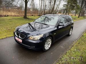 Blue BMW 525 2007 in Riga, with an engine capacity of 3.00 L and mileage of 0 thousand km for 4999 €, photo 12 on AUTOMOTO.COM.LV