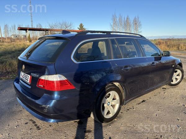 Blue BMW 525 2007 in Bauska, with an engine capacity of 2.50 L and mileage of 338 thousand km for 3500 €, photo 2 on AUTOMOTO.COM.LV