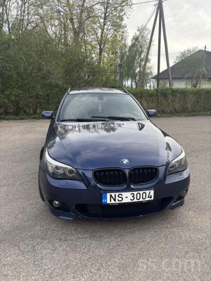 Blue BMW 525 2007 in Jelgava, with an engine capacity of 3.00 L and mileage of 374 thousand km for 5700 €, photo  on AUTOMOTO.COM.LV