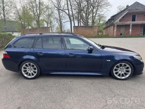 Blue BMW 525 2007 in Jelgava, with an engine capacity of 3.00 L and mileage of 374 thousand km for 5700 €, photo 3 on AUTOMOTO.COM.LV