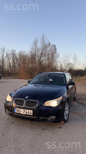 Zils BMW 525 2007 Kuldīga, ar dzinēja tilpumu 3.00 L un nobraukumu 398 tūkst. km par 4750 €, foto  vietnē AUTOMOTO.COM.LV