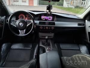 Blue BMW 525 2007 in Liepaja, with an engine capacity of 2.50 L and mileage of 421 thousand km for 3900 €, photo 3 on AUTOMOTO.COM.LV