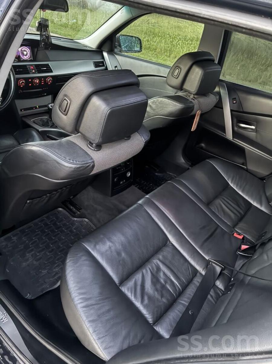 Blue BMW 525 2007 in Liepaja, with an engine capacity of 2.50 L and mileage of 421 thousand km for 3900 €, photo 5 on AUTOMOTO.COM.LV