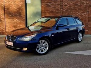 Blue BMW 525 2007 in Riga, with an engine capacity of 3.00 L and mileage of 0 thousand km for 6590 €, photo  on AUTOMOTO.COM.LV