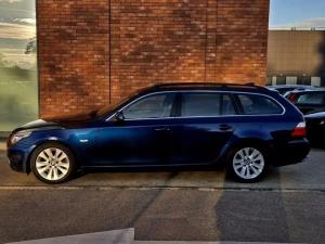 Blue BMW 525 2007 in Riga, with an engine capacity of 3.00 L and mileage of 0 thousand km for 6590 €, photo 6 on AUTOMOTO.COM.LV