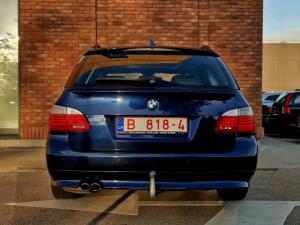 Blue BMW 525 2007 in Riga, with an engine capacity of 3.00 L and mileage of 0 thousand km for 6590 €, photo 8 on AUTOMOTO.COM.LV