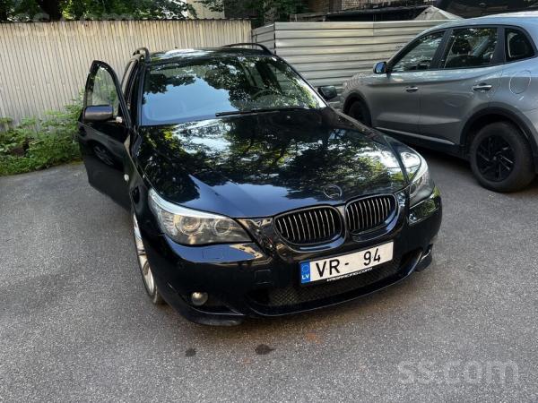 Синий БМВ 525 2007 в Рига, объемом двигателя 3.00 л и пробегом 403 тыс. км за 5300 €, фото 1 на AUTOMOTO.COM.LV