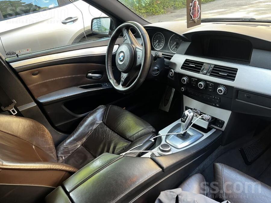 Zils BMW 525 2007 Rīga, ar dzinēja tilpumu 3.00 L un nobraukumu 403 tūkst. km par 5300 €, foto 6 vietnē AUTOMOTO.COM.LV