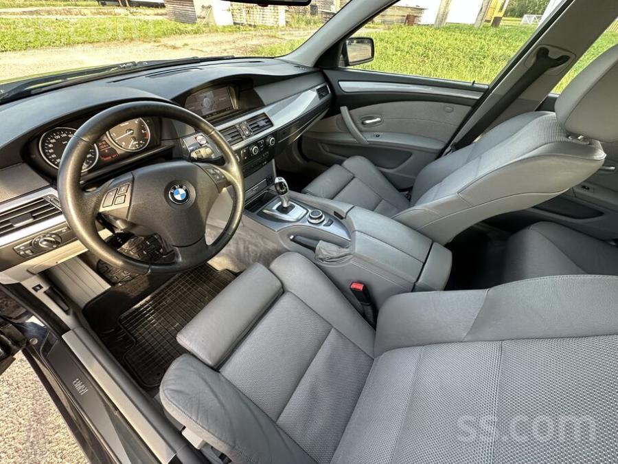 Zils BMW 525 2007 Rīga, ar dzinēja tilpumu 3.00 L un nobraukumu 355 tūkst. km par 5500 €, foto 9 vietnē AUTOMOTO.COM.LV