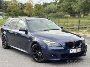 Синий БМВ 525 2007 в Елгава, объемом двигателя 3.00 л и пробегом 412 тыс. км за 6900 €, фото  на AUTOMOTO.COM.LV