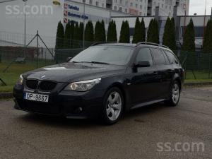 Blue BMW 525 2007 in Riga, with an engine capacity of 3.00 L and mileage of 0 thousand km for 4999 €, photo 1 on AUTOMOTO.COM.LV