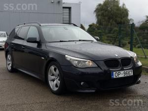 Blue BMW 525 2007 in Riga, with an engine capacity of 3.00 L and mileage of 0 thousand km for 4999 €, photo 4 on AUTOMOTO.COM.LV