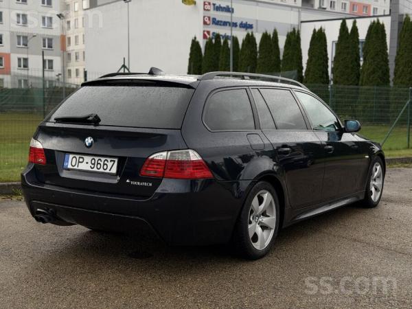 Blue BMW 525 2007 in Riga, with an engine capacity of 3.00 L and mileage of 0 thousand km for 4999 €, photo 7 on AUTOMOTO.COM.LV