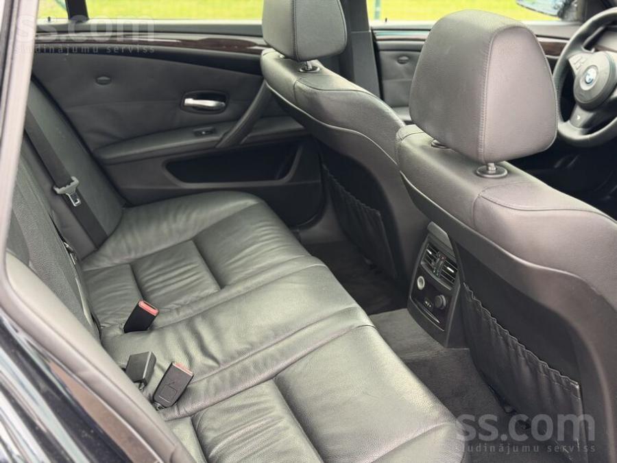 Blue BMW 525 2007 in Riga, with an engine capacity of 3.00 L and mileage of 0 thousand km for 4999 €, photo 20 on AUTOMOTO.COM.LV