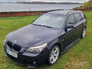 Blue BMW 525 2007 in Aizkraukle, with an engine capacity of 3.00 L and mileage of 319 thousand km for 4150 €, photo  on AUTOMOTO.COM.LV