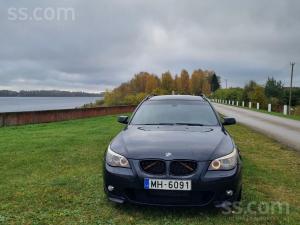 Blue BMW 525 2007 in Aizkraukle, with an engine capacity of 3.00 L and mileage of 319 thousand km for 4150 €, photo 4 on AUTOMOTO.COM.LV