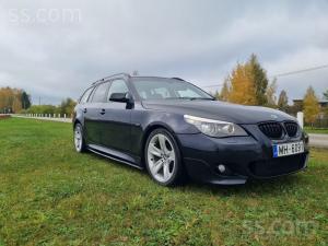 Blue BMW 525 2007 in Aizkraukle, with an engine capacity of 3.00 L and mileage of 319 thousand km for 4150 €, photo 5 on AUTOMOTO.COM.LV