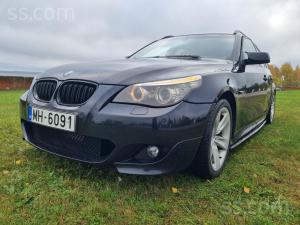 Blue BMW 525 2007 in Aizkraukle, with an engine capacity of 3.00 L and mileage of 319 thousand km for 4150 €, photo 8 on AUTOMOTO.COM.LV