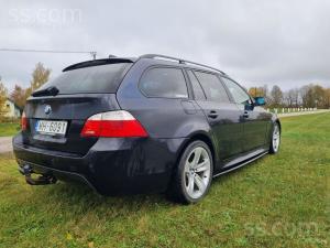 Blue BMW 525 2007 in Aizkraukle, with an engine capacity of 3.00 L and mileage of 319 thousand km for 4150 €, photo 12 on AUTOMOTO.COM.LV
