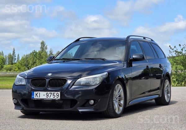 Blue BMW 525 2008 in Liepaja, with an engine capacity of 3.00 L and mileage of 359 thousand km for 5600 €, photo 1 on AUTOMOTO.COM.LV