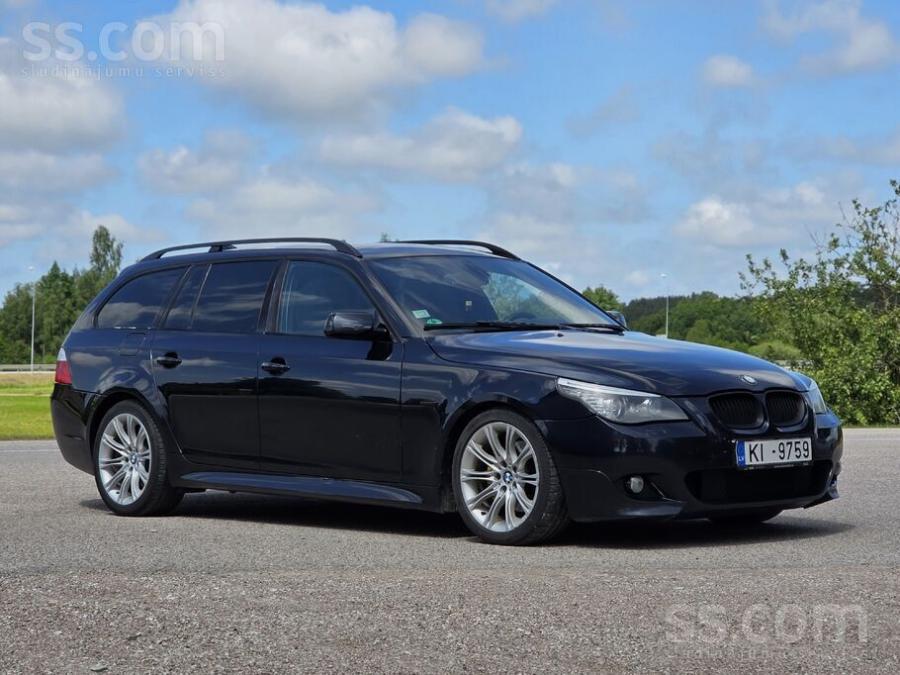 Blue BMW 525 2008 in Liepaja, with an engine capacity of 3.00 L and mileage of 359 thousand km for 5600 €, photo 3 on AUTOMOTO.COM.LV