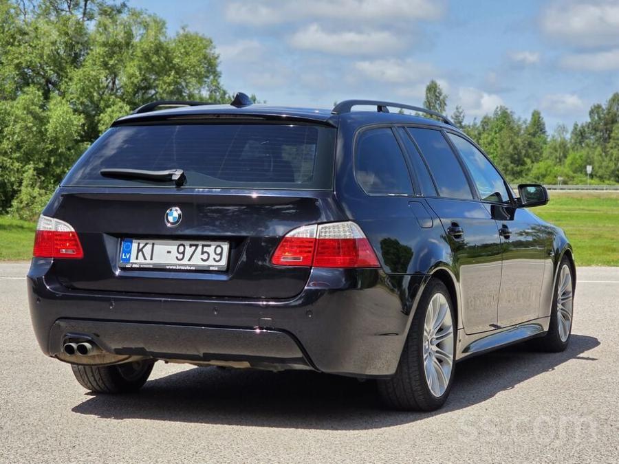 Blue BMW 525 2008 in Liepaja, with an engine capacity of 3.00 L and mileage of 359 thousand km for 5600 €, photo 5 on AUTOMOTO.COM.LV
