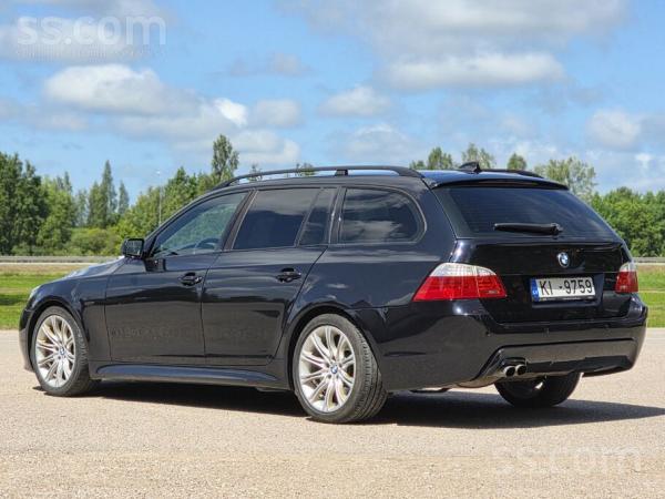 Blue BMW 525 2008 in Liepaja, with an engine capacity of 3.00 L and mileage of 359 thousand km for 5600 €, photo 8 on AUTOMOTO.COM.LV