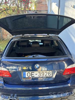 Blue BMW 525 2008 in Riga, with an engine capacity of 3.00 L and mileage of 0 thousand km for 5900 €, photo 12 on AUTOMOTO.COM.LV