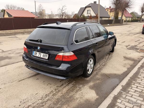 Blue BMW 525 2008 in Siauliai, with an engine capacity of 3.00 L and mileage of 340 thousand km for 2700 €, photo 8 on AUTOMOTO.COM.LV
