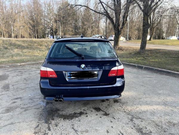Blue BMW 525 2008 in Vilnius, with an engine capacity of 2.50 L and mileage of 376 thousand km for 3200 €, photo 4 on AUTOMOTO.COM.LV