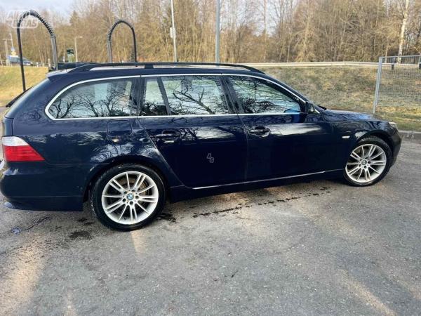 Blue BMW 525 2008 in Vilnius, with an engine capacity of 2.50 L and mileage of 376 thousand km for 3200 €, photo 6 on AUTOMOTO.COM.LV