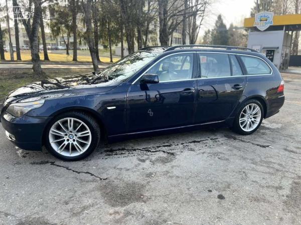 Blue BMW 525 2008 in Vilnius, with an engine capacity of 2.50 L and mileage of 376 thousand km for 3200 €, photo 7 on AUTOMOTO.COM.LV