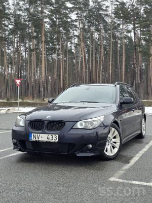 Zils BMW 525 2008 Rīga, ar dzinēja tilpumu 3.00 L un nobraukumu 316 tūkst. km par 6650 €, foto  vietnē AUTOMOTO.COM.LV
