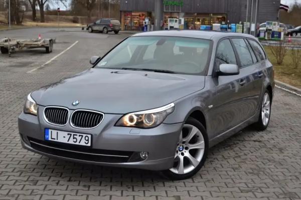 Zils BMW 525 2008 Jēkabpils, ar dzinēja tilpumu 3.00 L un nobraukumu 277 tūkst. km par 6150 €, foto 1 vietnē AUTOMOTO.COM.LV