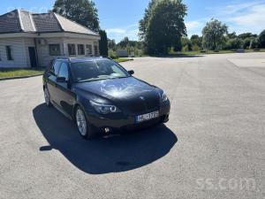 Blue BMW 525 2008 in Tukums, with an engine capacity of 3.00 L and mileage of 408 thousand km for 4235 €, photo 3 on AUTOMOTO.COM.LV