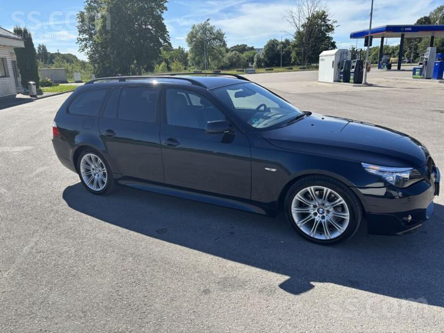 Blue BMW 525 2008 in Tukums, with an engine capacity of 3.00 L and mileage of 408 thousand km for 4235 €, photo 4 on AUTOMOTO.COM.LV